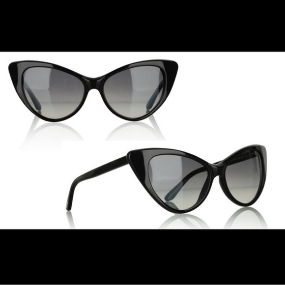 Tom Ford | Accessories | Tom Ford Ft73 Nikita Black Cat Eye Sunglasses ...
